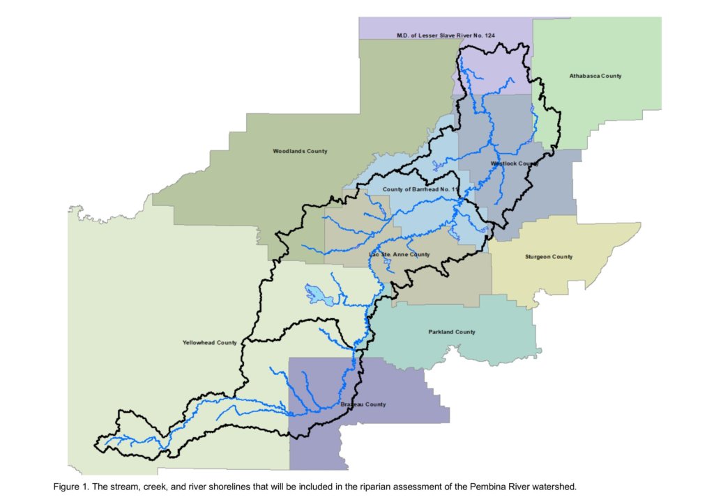 Pembina River Watershed Map | Athabasca Watershed Council